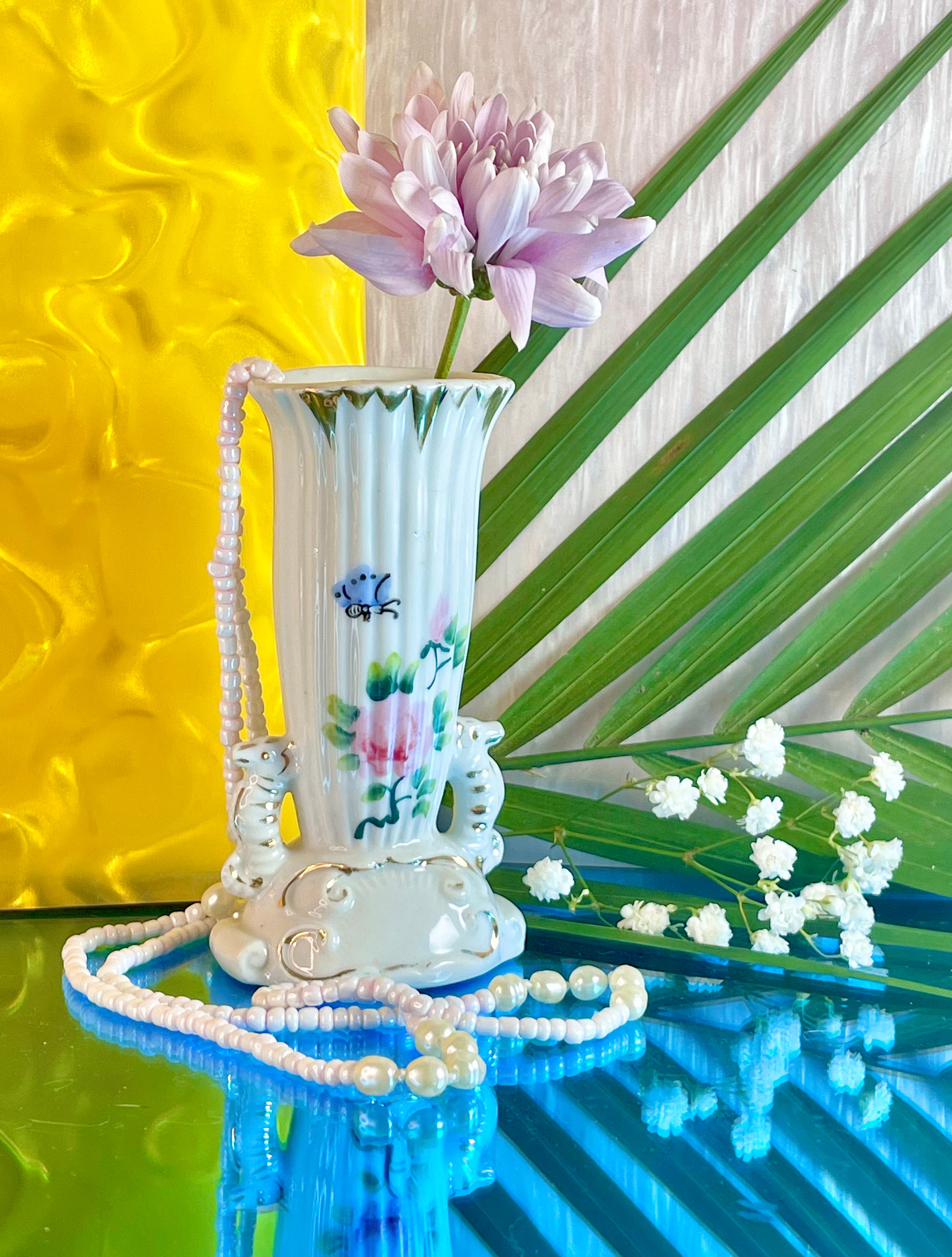 Rococo Porcelain Bus Vase – Lucite Lust Studio